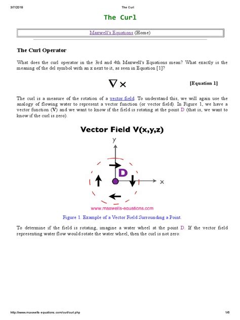the curl operator pdf euclidean vector derivative