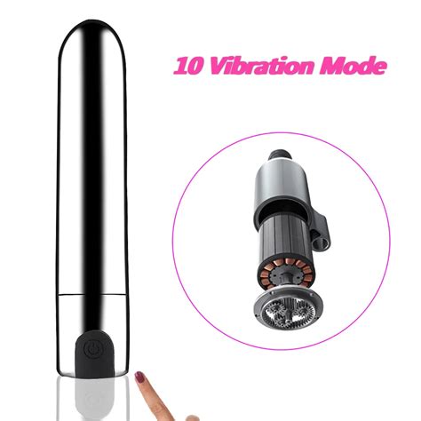 Modes Usb Charge Battery Size Sliver Bullet Vibrator