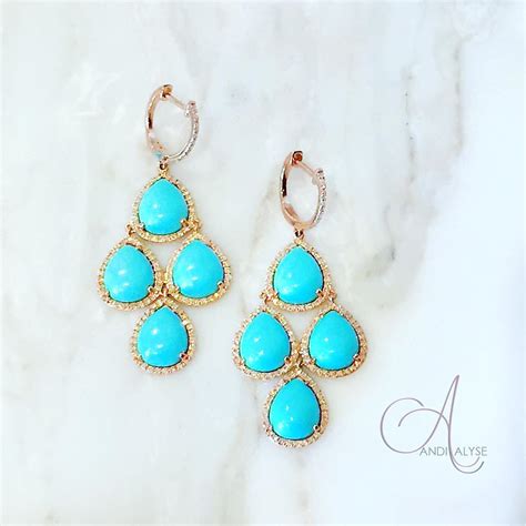 Andi Alyse Jewelry Turquoise And Spring Turquoise Fashion Diamonds