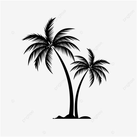 Palm Tree Trees Vector Art Png Palm Tree Silhouette Vector Palm Tree Silhouette Png Image For