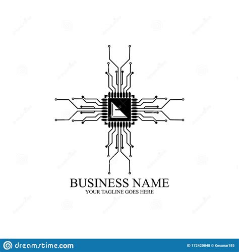 Cpu Processor Line Vector Icon For Websites And Mobile Flat Design