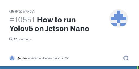 How To Run Yolov On Jetson Nano Issue Ultralytics Yolov GitHub