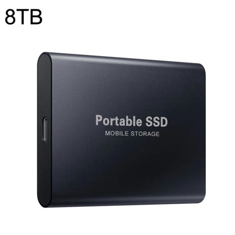 Mini Portable High Speed Ssd Solid State Drive Capacity Tb Black