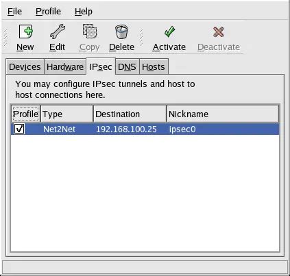 Red Hat Enterprise Linux System Administration Guide Establishing An IPsec Connection