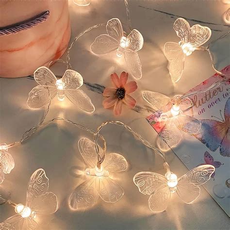 Butterfly String Lights Nisco 20 Led Butterfly String Light 4 Meter