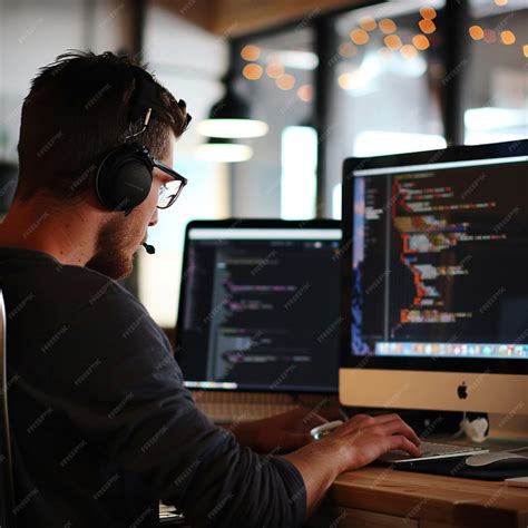 Premium Photo A Site Expert Coding A Responsive Site Design With Html