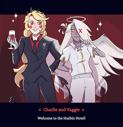 Charlie Hazbin Hotel Vaggie Hazbin Hotel Helltaker Vivzieverse Raihyeon