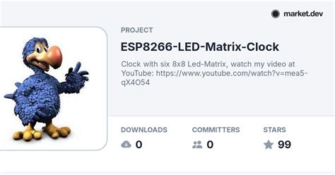 Esp8266 Led Matrix Clock Ecosystem Directory Marketdev
