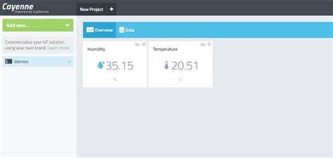 cayenne dashboard iot wemos esp8266 iot cayenne dashboard