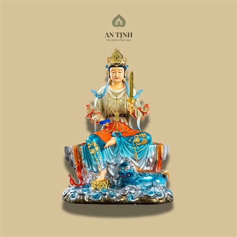 Tượng Văn Thù Sư Lợi Bồ Tát 30cm An Tịnh