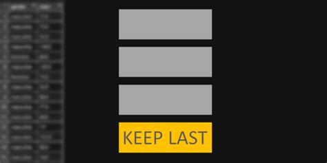Remove Duplicates And Keep Last In R Data Cornering