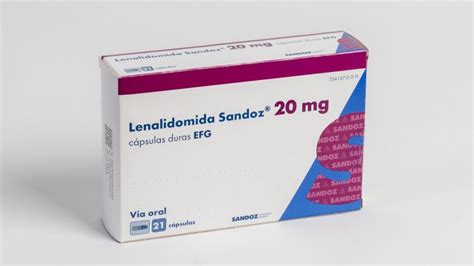 Lenalidomida Sandoz 20 Mg Capsulas Duras Efg 21 Cápsulas