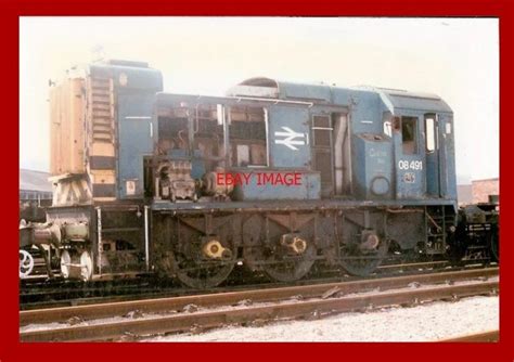 Photo Br Class 08 Shunter Loco No 08491 £1 65 Picclick Uk