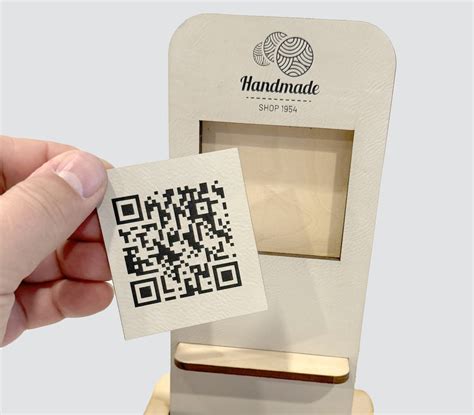 Qr Code Stand And Square Reader Holder With Removable Code Section For Maximum Versatility
