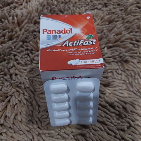 Jual Panadol Activast Tablet Panadol Malaysia Panadol Import Dua Kali Lebih Cepat Untuk