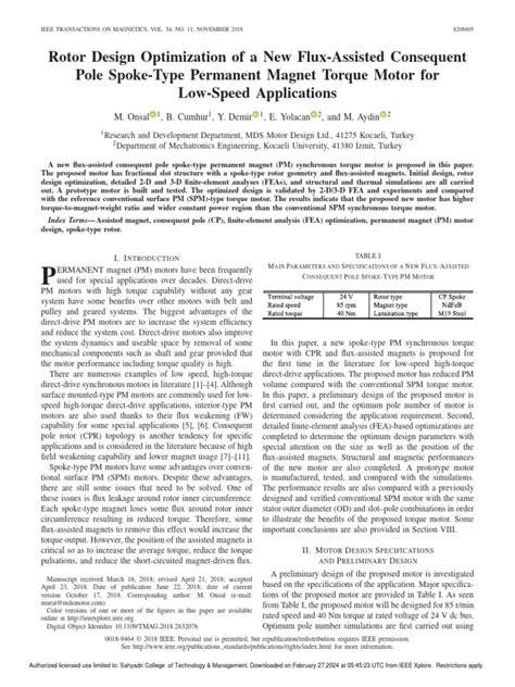 Rotor Design Optimization Of A New Flux Assisted Consequent Pole Spoke