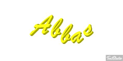Abbas Name Animated  Logo Designs