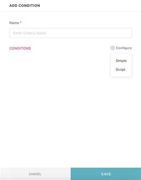 Creating A Condition Facilio Documentation