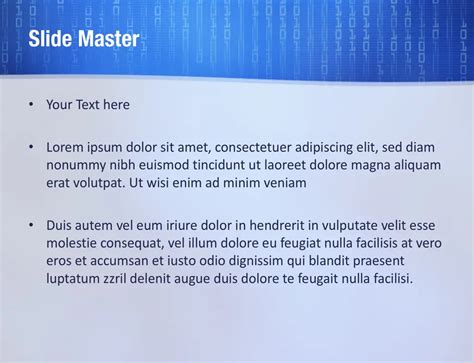 Blue Code Powerpoint Templates Blue Code Powerpoint Backgrounds