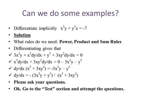 Calculus Made Simple Implicit Differentiation Part 1
