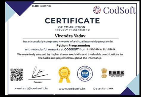 virendra yadav on linkedin pythonprogramming internship codesoft