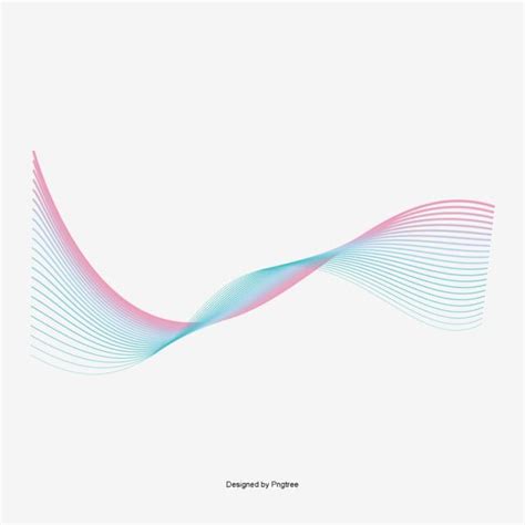 Technology Curve Vector Hd PNG Images Science And Technology Dream Geometric Curve Light