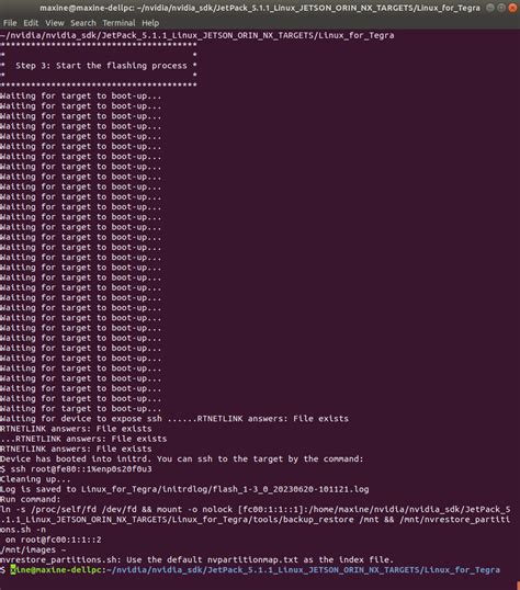 Failed To Restore Orin Nx Nvme Jetson Orin Nx Nvidia Developer Forums