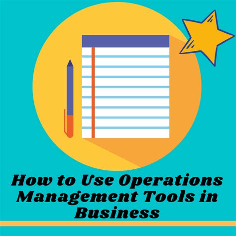 How To Use Operations Management Tools In Business Hubpages