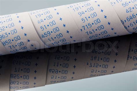 Calculation Strip Of Calculator Stock Image Colourbox