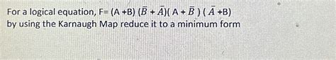 Solved For A Logical Equation