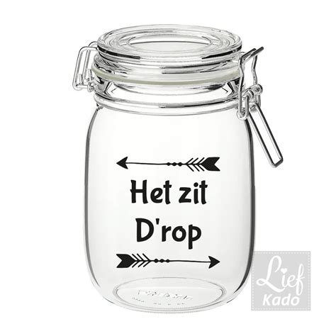 Snoeppot Het Zit Drop 2 Lief Kado