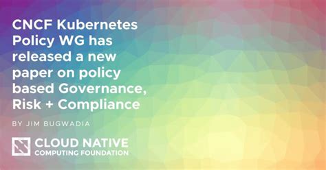 Gareth Emslie On Linkedin Announcing The Kubernetes Policy Based