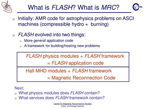 Ppt The Magnetic Reconnection Code Within The Flash Framework