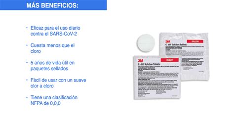 R S Hughes Is Proud To Present 3m™ C Diff Solution Tablets
