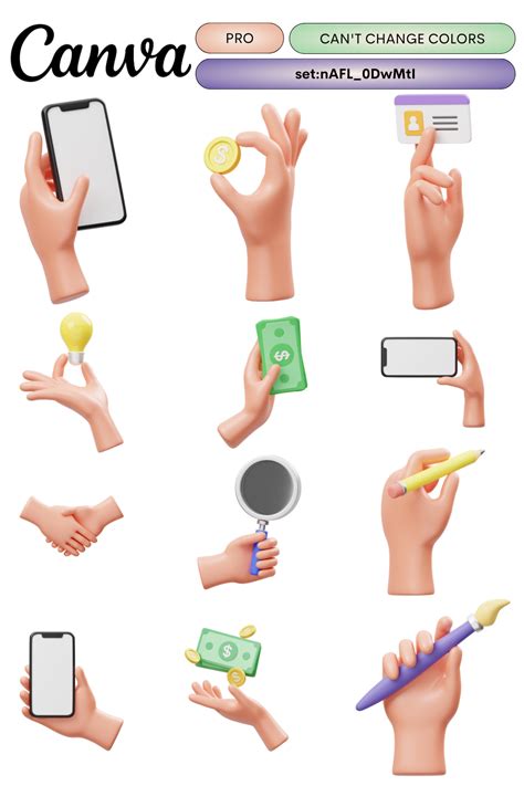 Canva Elements Canva Elements Keyword 3d Hands Business Pose Business Artofit