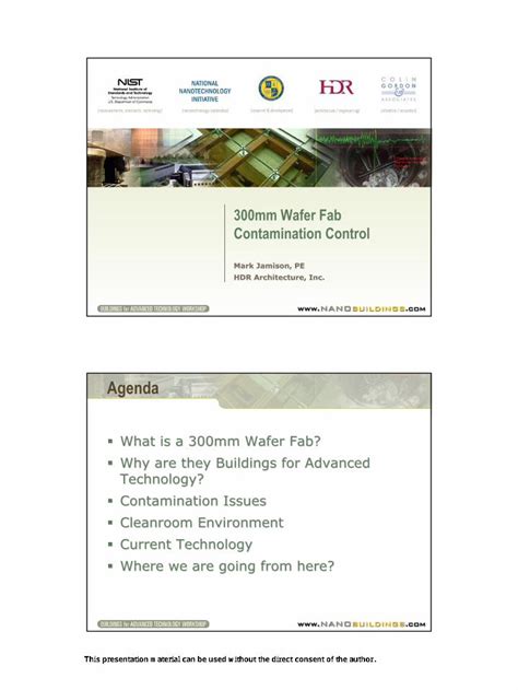 Pdf 300mm Wafer Fab Contamination Controlmtinker Lecture 02 · 300mm Wafer Fab Contamination