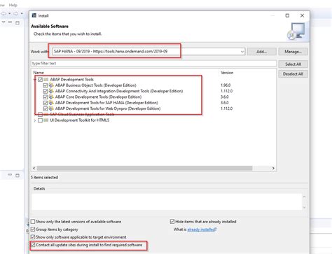 solved sap hana tools installation error sap community