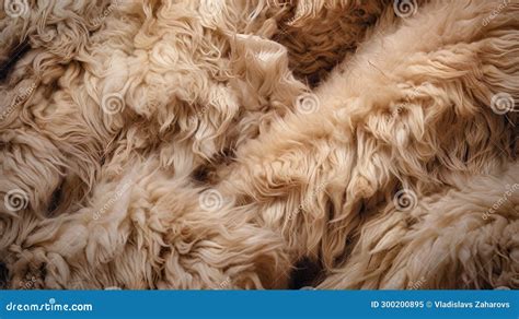 The Rough Texture Of The Wool With Pile And Deep Overflows Stock Illustration Illustration Of