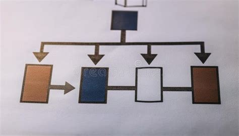 Flowchart Showing Various Steps Of A Process Representing Workflow Stages And Methodology