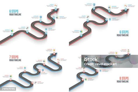 아이소 메트릭 내비게이션지도 인포 그래픽 68 단계 타임 라인 개념 0명에 대한 스톡 벡터 아트 및 기타 이미지 0명 개념 개체 그룹 Istock