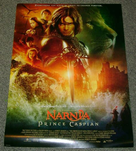 2008 Chronicles Of Narnia Prince Caspian Movie Poster 18x24 Two Sided