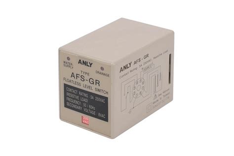 Floatless Relay 8 Pin Round 220v Model Afs Gr Anly