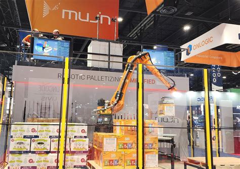 mujin debuts new user interface to simplify robotic palletizing mujin