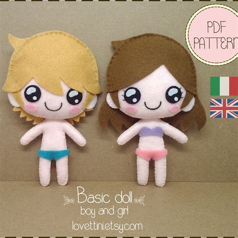 Plush Doll Pattern Etsy