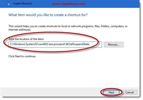 Windows Sleep Mode Shortcut