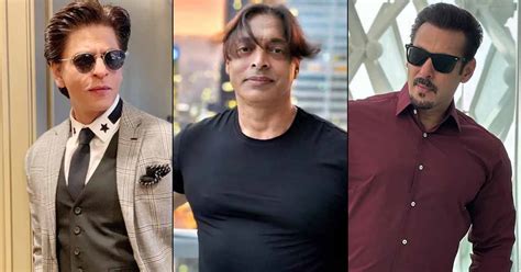 Salman Khan And Shah Rukh Khan Made Me A Star Says Pakistani Cricketer Shoaib Akhtar Admitting