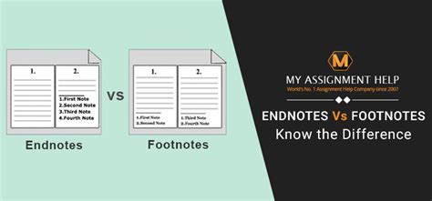 Explain The Difference Between A Footnote And An Endnote