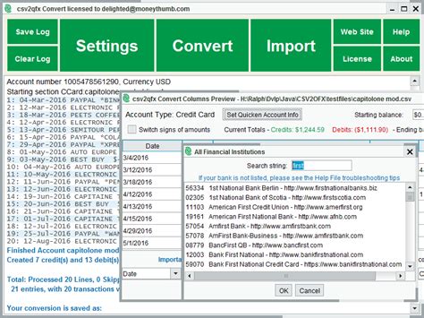 Csv2qfx Convert Moneythumb