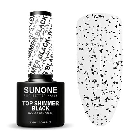 Sunone Top Shimmer Black Hybryda 5ml Sklep Empikcom