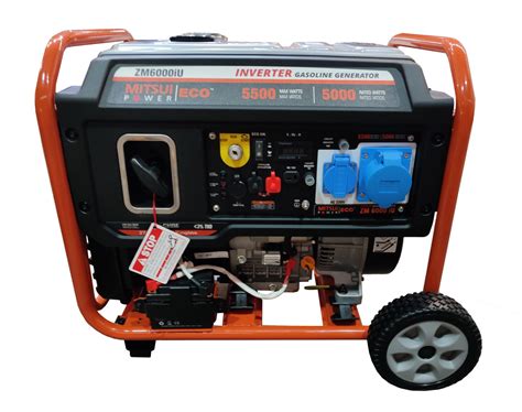 Инверторный бензогенератор MITSUI ECO ZM 6000 IU с автозапуском АВР